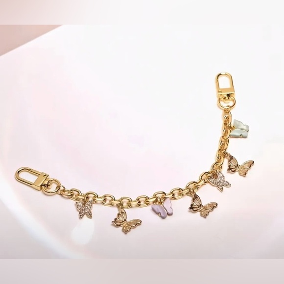 Accessories | New Elegant Gold Butterfly Bag Charm | Poshmark